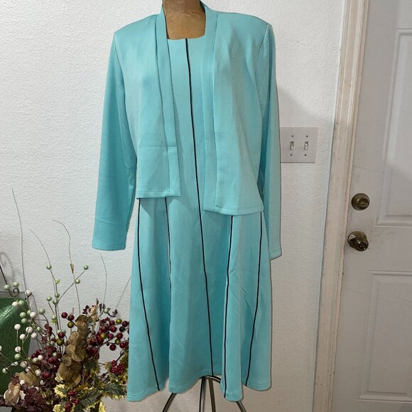 Anthony Richards | Dresses | Nwt Aqua Blue Dress And Jacket Anthony ...